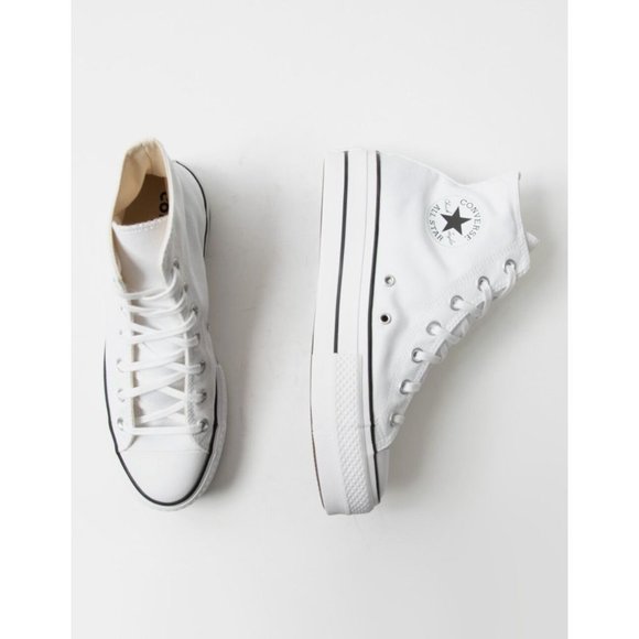 Converse | Shoes | Converse Chuck Taylor All Star Lift Hi In White M 95 ...